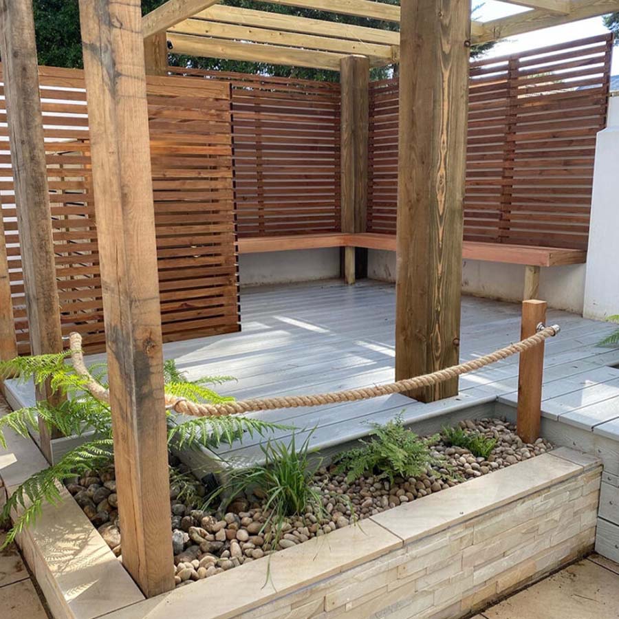 Sandbanks: Small Oasis Garden - Planting Works